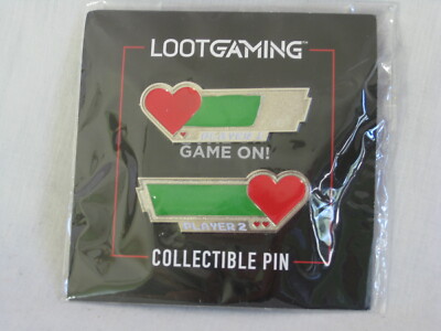 2019 Loot Crate Lootgaming Game On! Collectible Pin pins set gamer ...