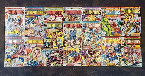 CHAMPIONS #1-17 MARVEL 1975 KANE COVERS HERCULES GHOST RIDER BLACK ...