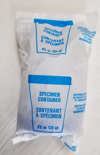 V-Tech Specimen Kit - Urine Midstream Container w/Lid 4.5 oz / 128ml ...