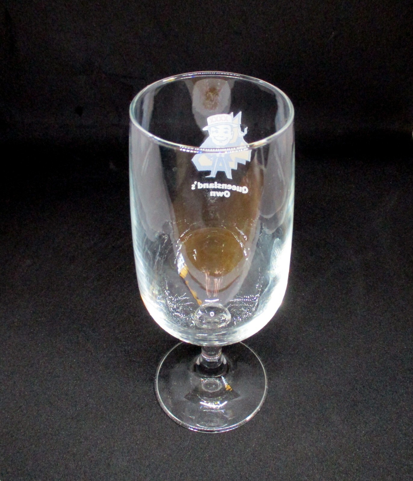 Vintage XXXX Queensland's Own Stemmed Beer Glass *Mr Fourex Collectable ...