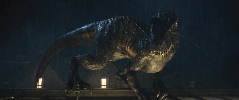 Jurassic World INDORAPTOR Dinosaur 16" GROWLS & EYES LIGHT UP RED ...