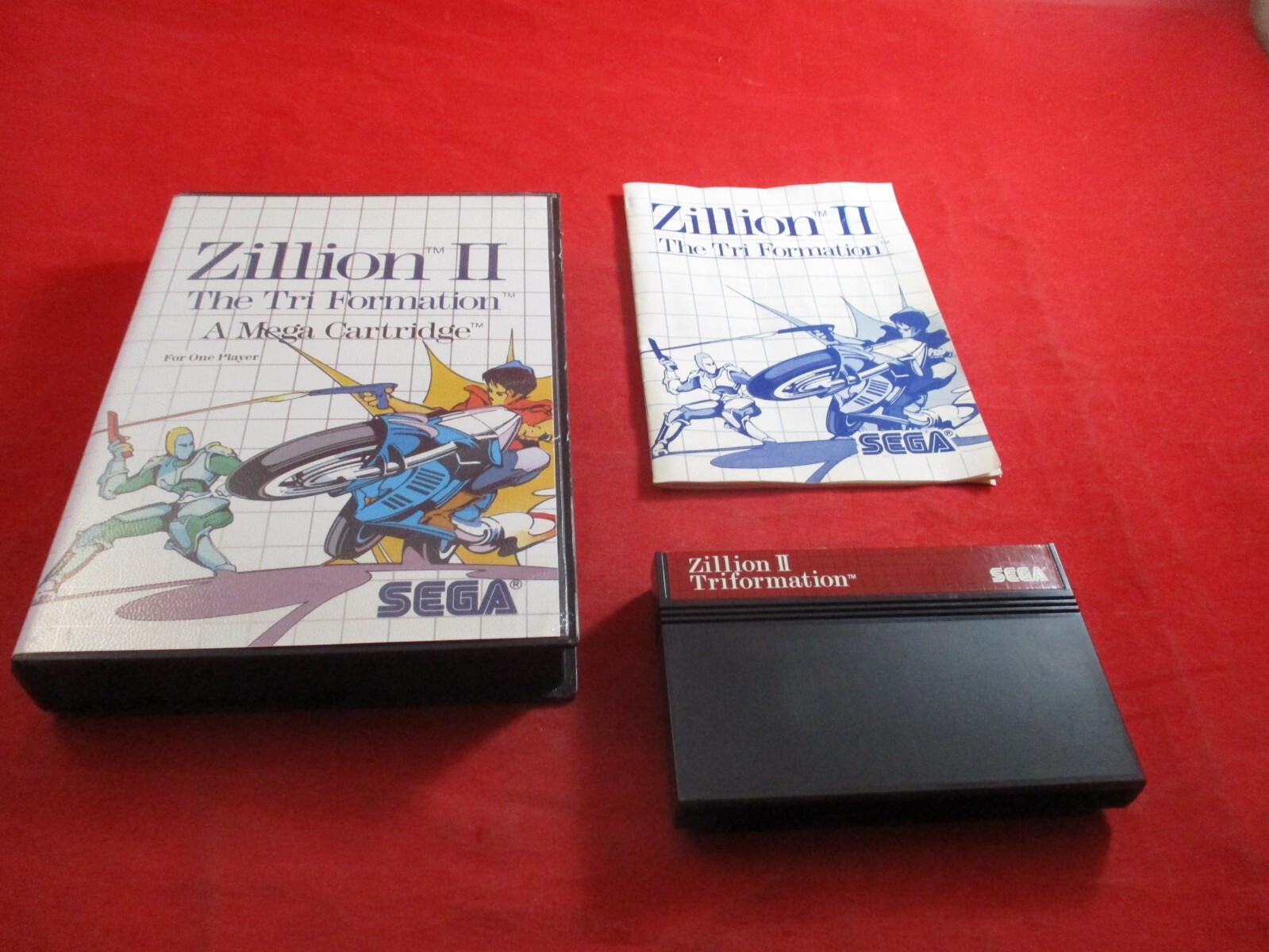Zillion II: The Tri Formation (Sega Master System, 1988) COMPLETE w ...