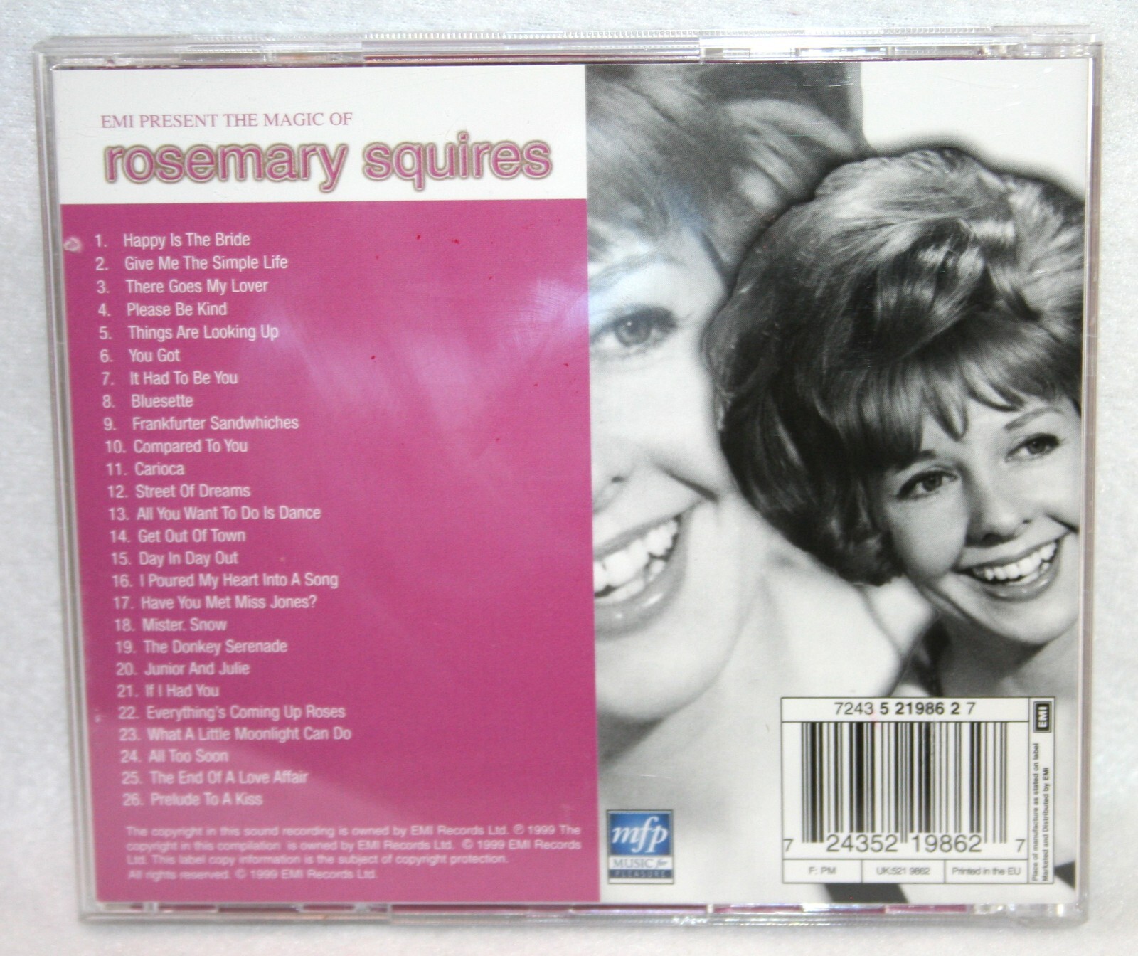 The Magic Of ROSEMARY SQUIRES 26 Songs Best Of CD EU Import British ...