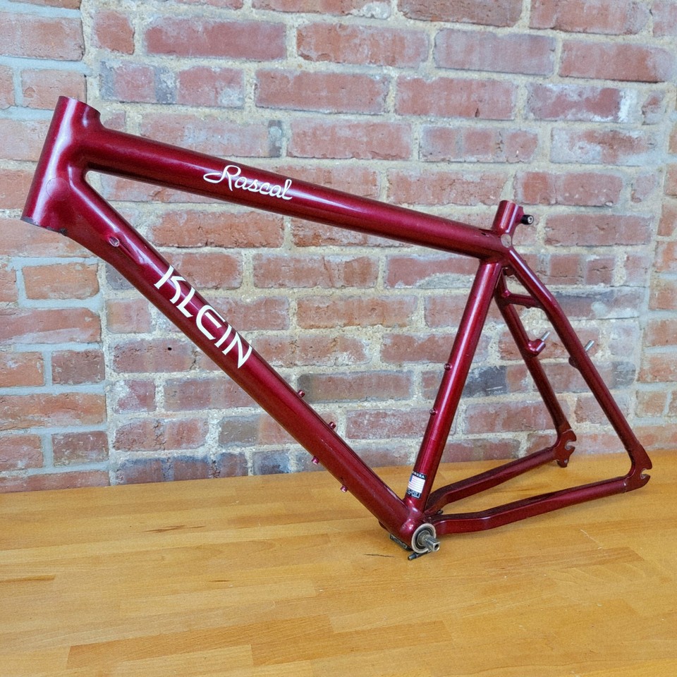 Klein Rascal 26" Wheel MTB Frame 18.5" (c-t) 135mm Red Alloy Vintage XC Bike f13 | eBay