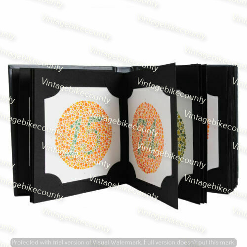 Brand New Ishihara color Vision Test Book 24 Plates For Color ...