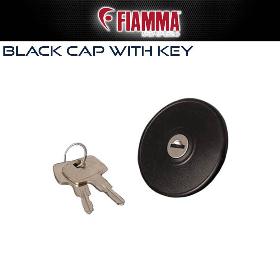 Fiamma Black Cap With Key Caravan Camper Trailer Motorhome RV Campervan ...