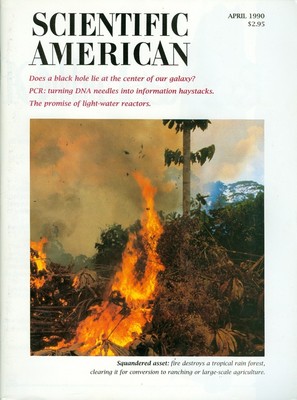 1990 Scientific American Magazine: Deforestation in Tropics/Light Water ...
