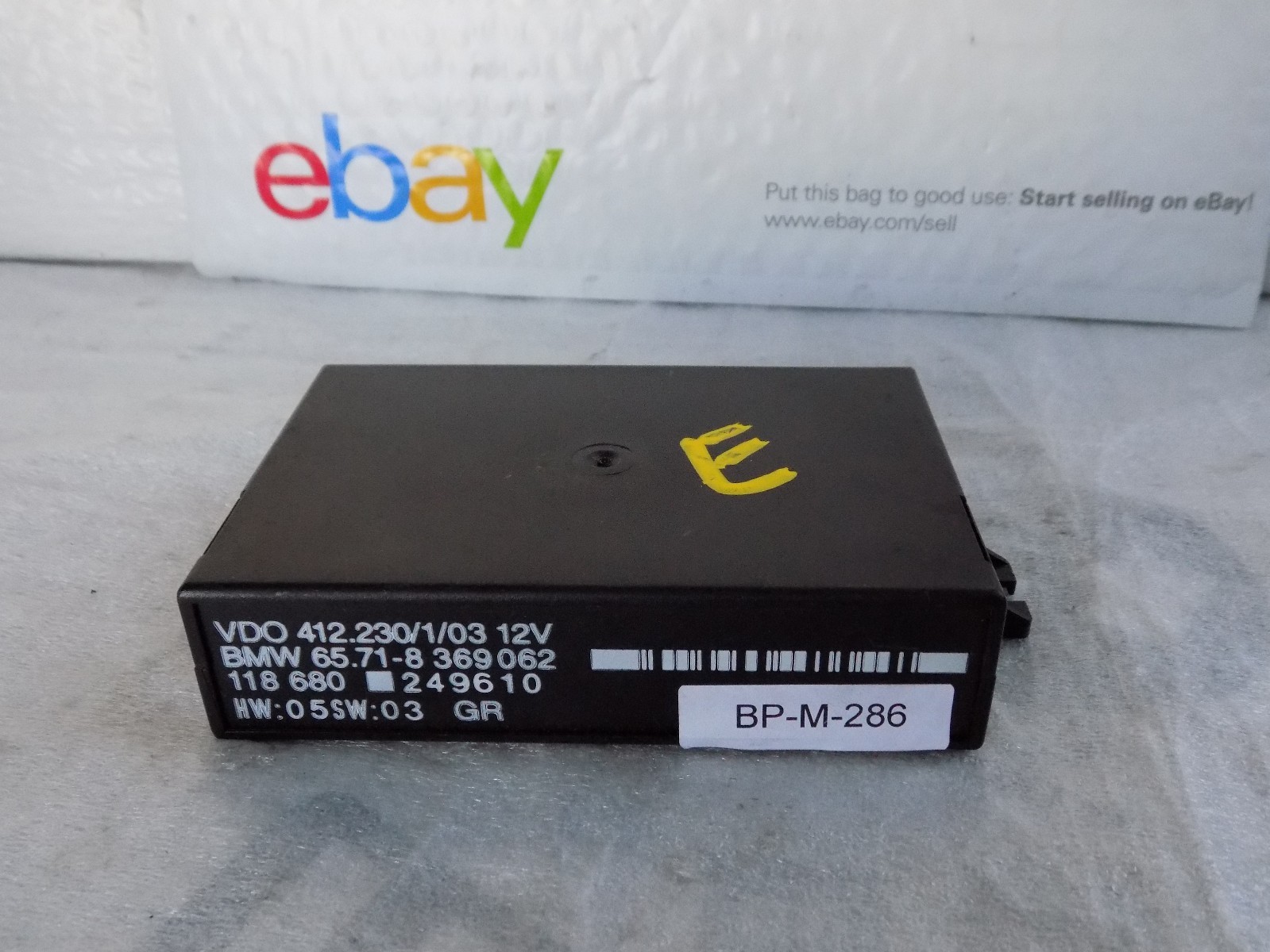1994-1999 BMW 5 / 7 SERIES VDO CRUISE CONTROL MODULE OEM P/N ...