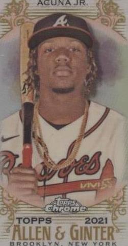2021 Topps Allen & Ginter Chrome - Ronald Acuña Jr. #72 Mini for sale ...