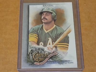 2022 Allen & Ginter #324 Sal Bando Silver Hot Box SP Oakland A's Nmmt ...