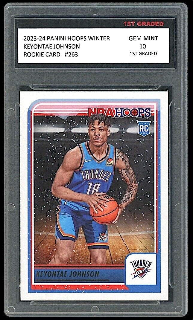 Keyontae Johnson 2023-24 Panini Hoops Winter 1st Graded 10 Rookie Card ...