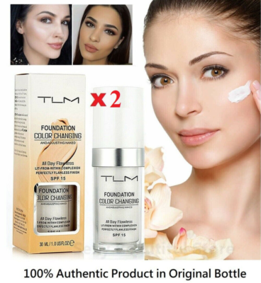Colour Changing Foundation Magic Flawless TLM Makeup Change Skin Tone ...
