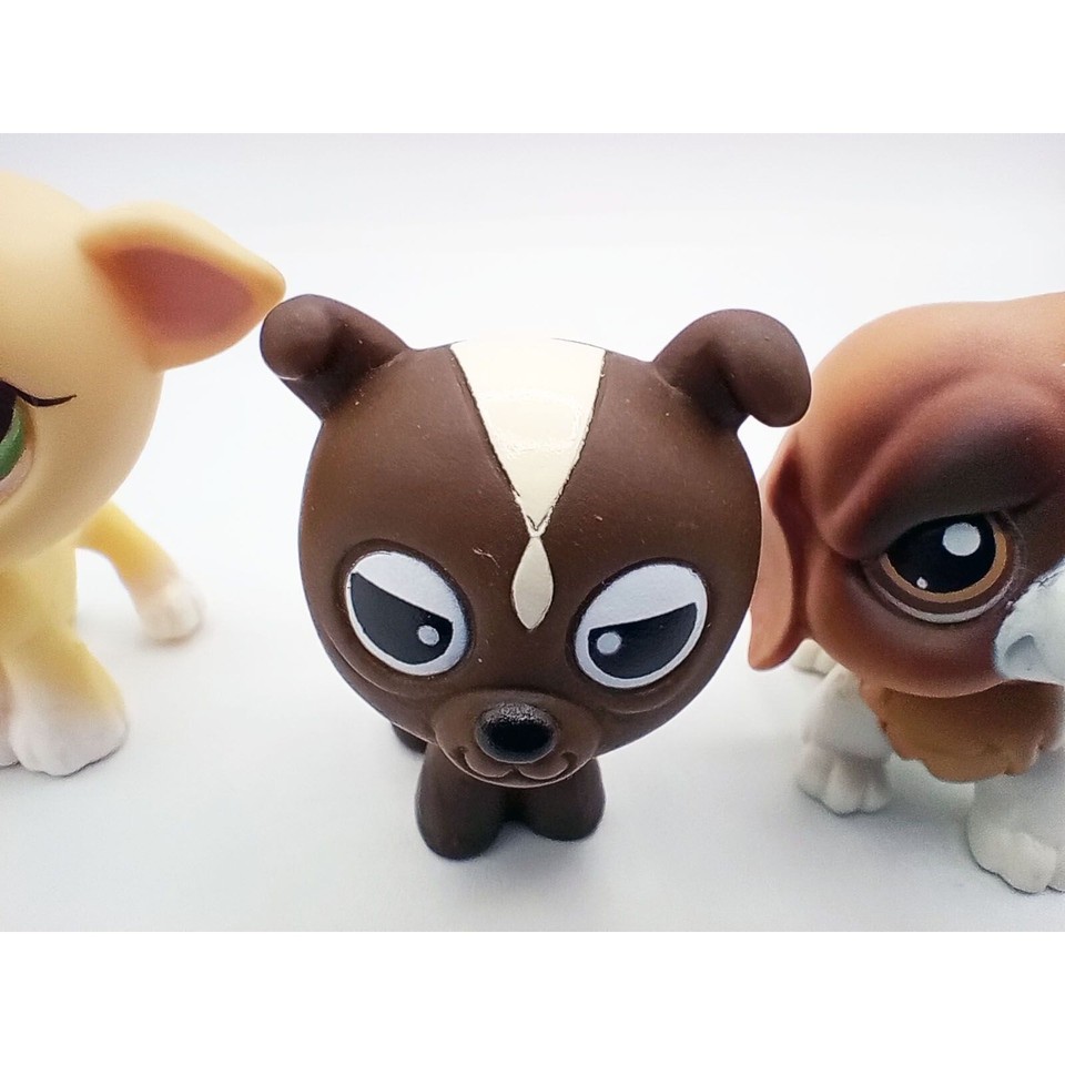 Littlest Pet Shop & Mannix Figures 228 875 Greyhound Bulldog Spaniel ...