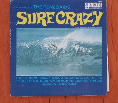 SURFING SURF VINYL LP SURF CRAZY THE RENEGAIDS | eBay
