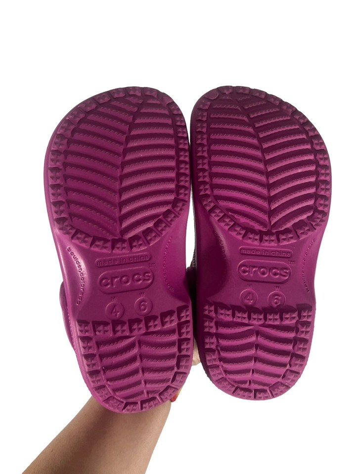 Crocs Classic Size M4 W6 Pink Magenta Lightweight | eBay