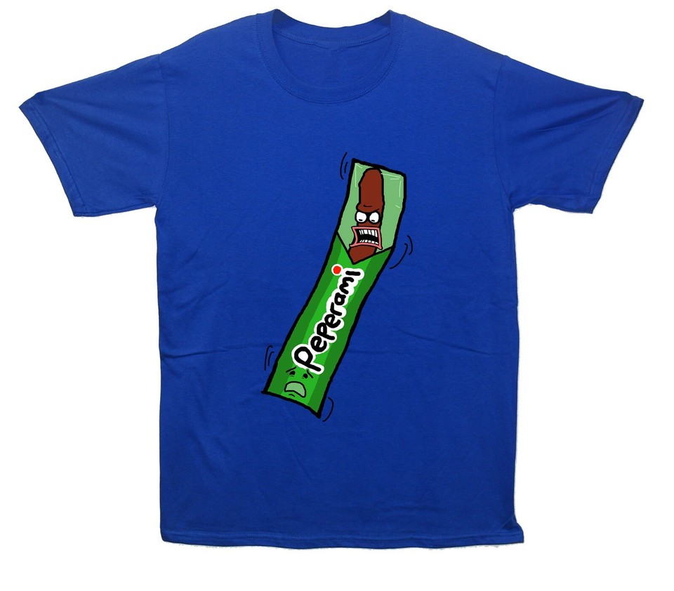 Angry Peperami Funny Printed T-Shirt | eBay UK