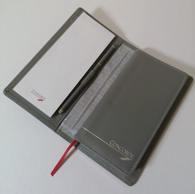 Original British Airways Concorde Calf Leather Diary with Notepad and ...