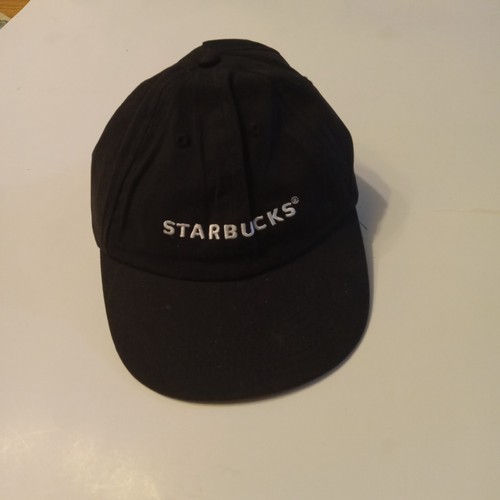 Starbucks Employee Hat Black White Coffee Cap Uniform Cotton Adult One Size | eBay