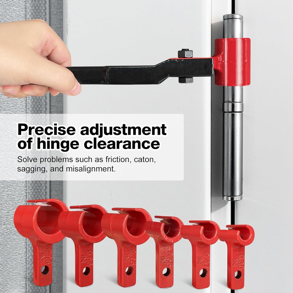 6 in 1 Door Hinge Adjustment Tool Kit Door Gap Adjustment Tool for ...