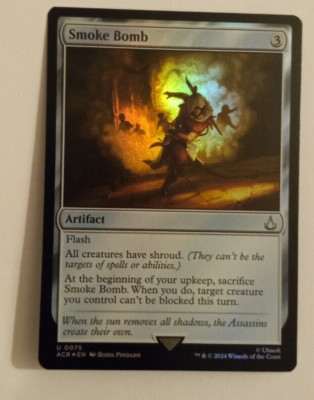 Smoke Bomb Foil NM/M Assassin's Creed MTG Magic the Gathering | eBay