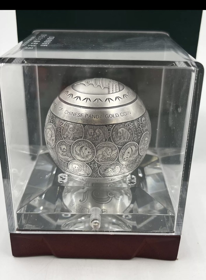 2017 China 35th Anniv 888g Silver Panda Coin Sphere Mintage 1982 pcs. 🔥 ...
