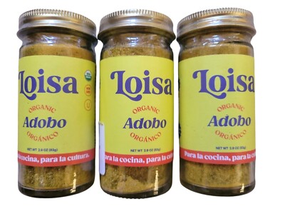 **NEW** 3-Pack Loisa Organic Adobo Seasoning, 2.9 OZ 2027 | eBay