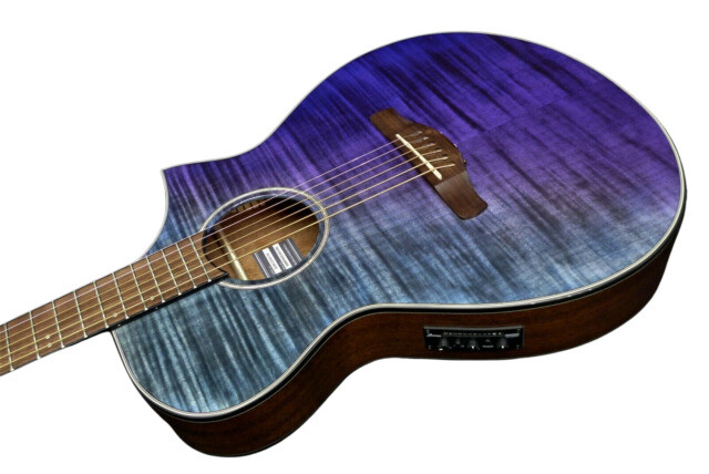Ibanez AEWC32FMGVL 12 String Exotic Acoustic-electric Flame Top for ...