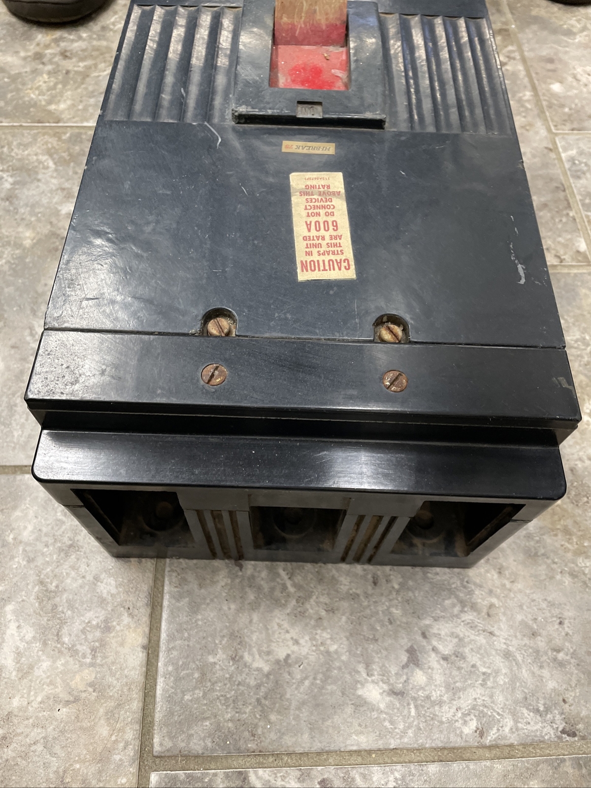 GE Hi Break THKM836F000 Circuit Breaker 800 Amp 600 Vac 3 Pole W 600 ...