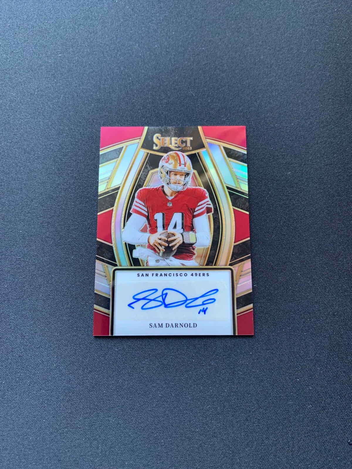 2023 Panini Select - Select Signatures Sam Darnold #SELS-SDA Silver ...