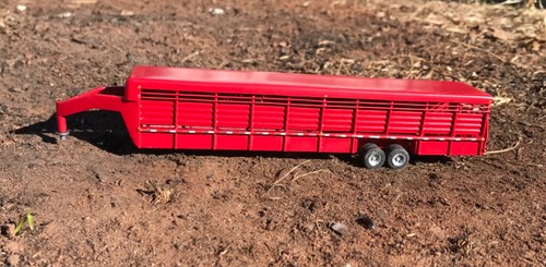 1/64 Custom Farm Toy Gooseneck Livestock Trailer fits DCP | eBay