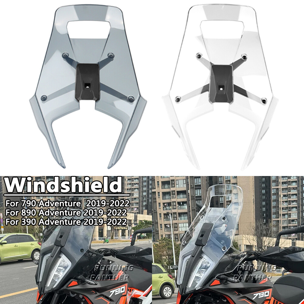Acrylic Windshield Wind Deflector WindScreen For 390 790 890 Adventure ...