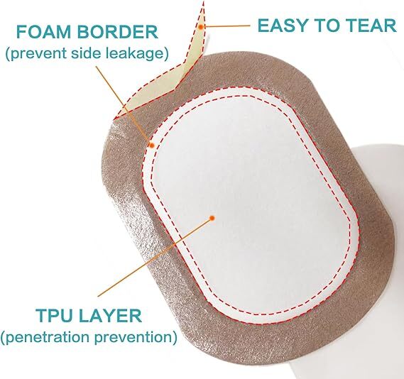 24Pcs Castor Oil Pack Wrap Organic Cotton Castor Oil Patches Disposable ...