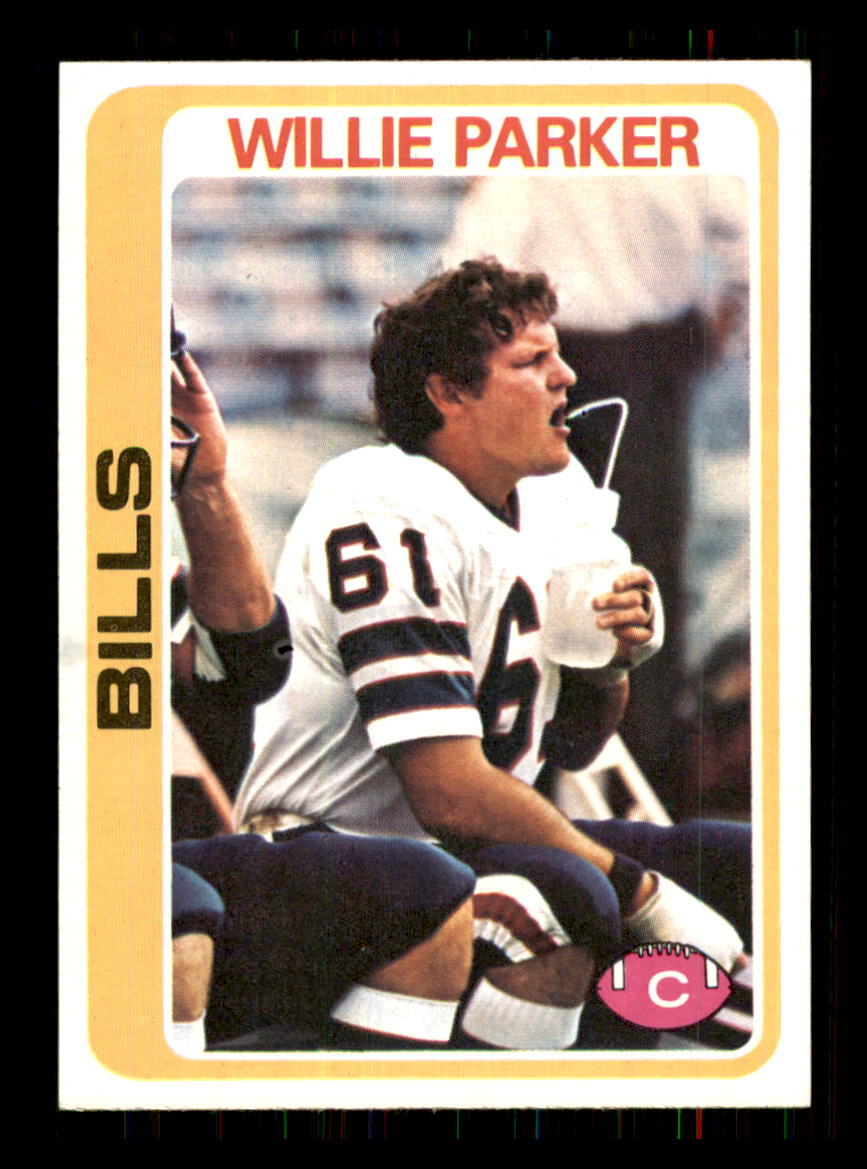 1978 Football Topps Willie Parker Buffalo Bills #176 RC3 | eBay