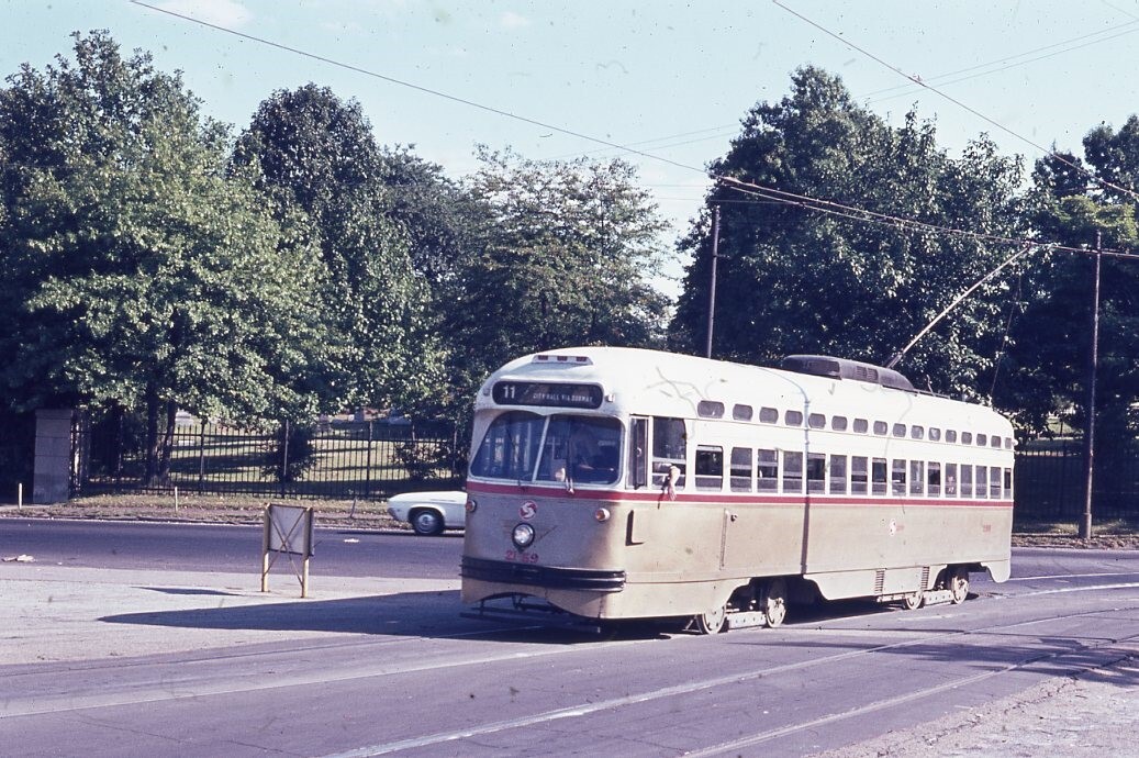 PCC Trolley Streetcar PHILADELPHIA PA Original 1970 Photo Slide | eBay