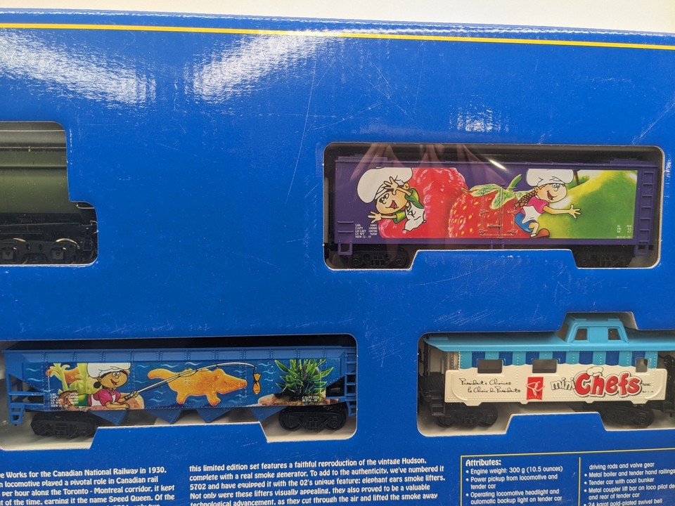 Mehano (President's Choice) HO Mini Chefs Express Train Set - CN 4-6-4 ...