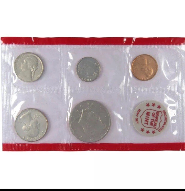 1971 Uncirculated Coin Set U.S Mint Original Government Packaging OGP ...
