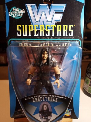 The Undertaker WWE WWF Vintage 1997 Superstars With Display Stand! | eBay