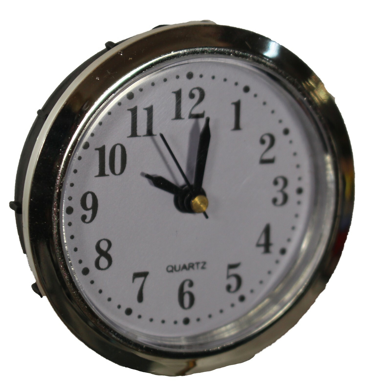 SILVER CARAVAN WALL CLOCK 60mm ANALOGUE QUARTZ CARAVAN RV MOTORHOME ...