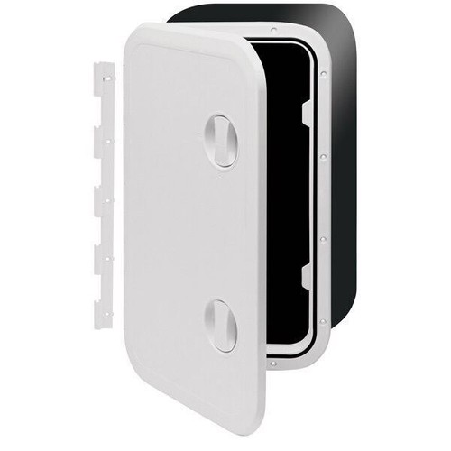 Access Hatch with Storage Box for Caravan, Boat and RV. White Lid - 610 ...