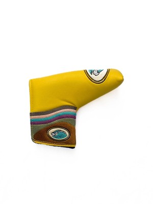 Yellow Wave Embroidered Mallet Putter Headcover Golf #GE01198 | eBay