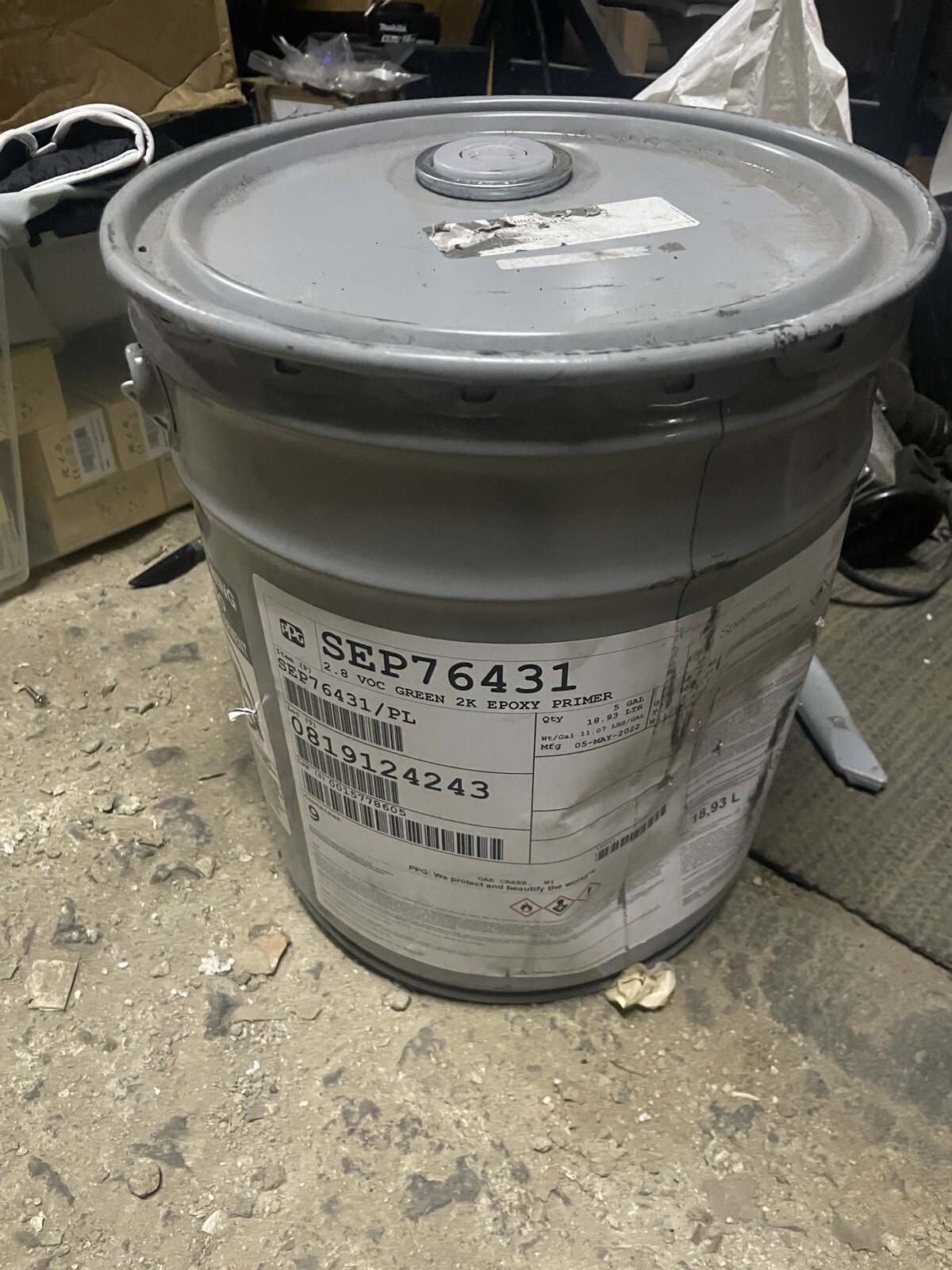 PPG SEP76431 2.8 VOC GREEN 2K EPOXY PRIMER SPECTRACRON 5 GALLONS RARE 18 LITERS | eBay