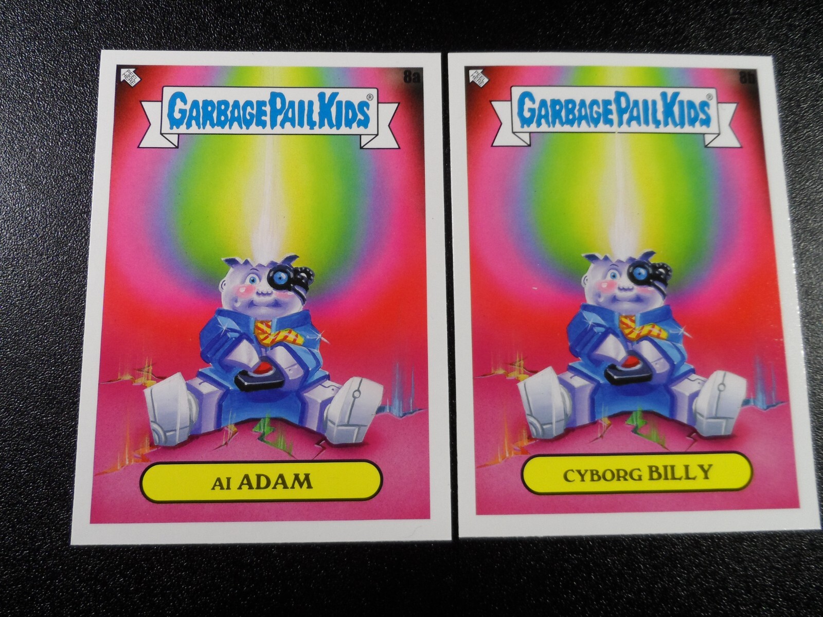 Adam Bomb Blasted Billy Spoof AI Adam Cyborg Billy Garbage Pail Kids 2 ...