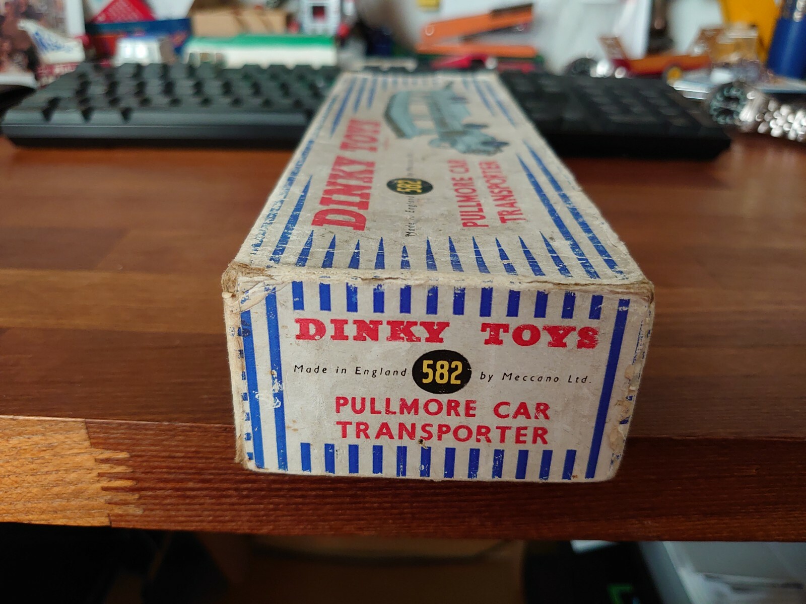 DINKY 582 PULLMORE CAR TRANSPORTER 6 RIVET TRAILER c/w ORIGINAL BOX | eBay