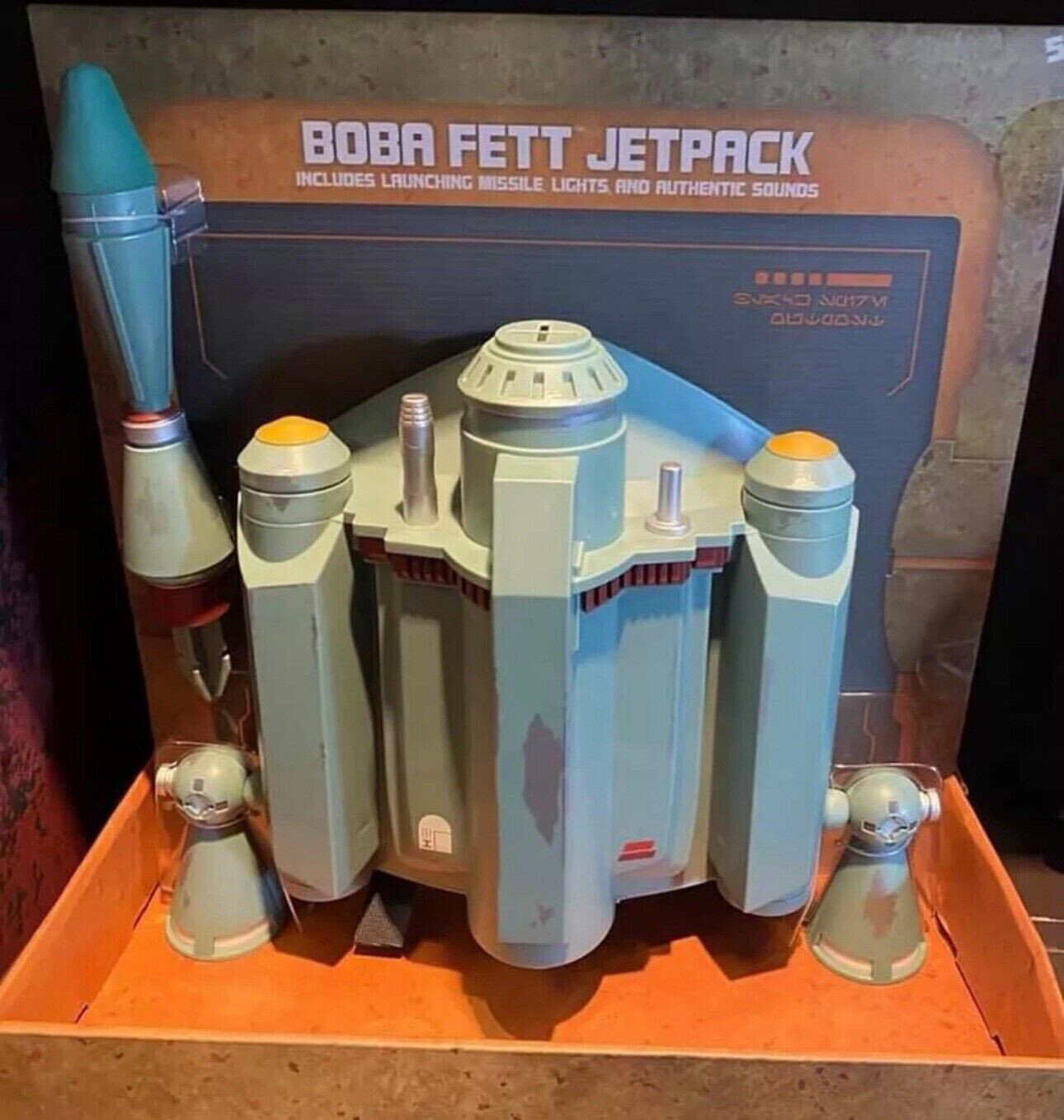 Star Wars Galaxy's Edge BOBA FETT Jetpack w/Launching Missile, Lights ...