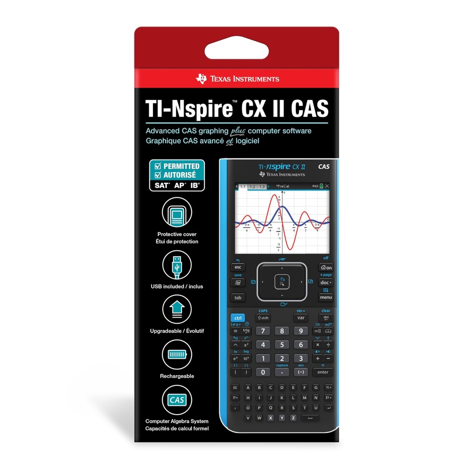 TI Inspire CX Graphing Calculator 320x240 Color Screen Rechargeable CAS ...