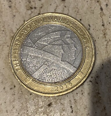 The First World War 2 Pound Coin 1914 - 1918 2016 edition £2 WW1 | RARE ...