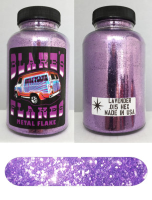 Blakes Metal Flake .015 Lavender light purple Hot Rod custom automotive ...