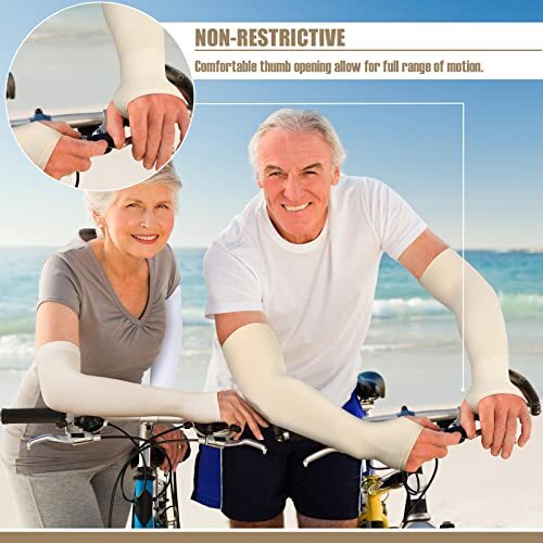 8 Pairs Elderly Skin Protector Sleeves Tear Bruise Protective Arm ...