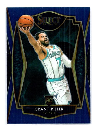 2020-21 Panini Select #166 Grant Riller Blue Prizms Charlotte Hornets ...