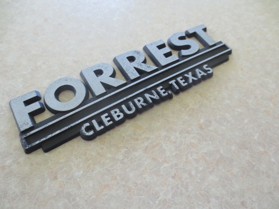 Forrest dealership car badge - Cleburne Texas USA | eBay